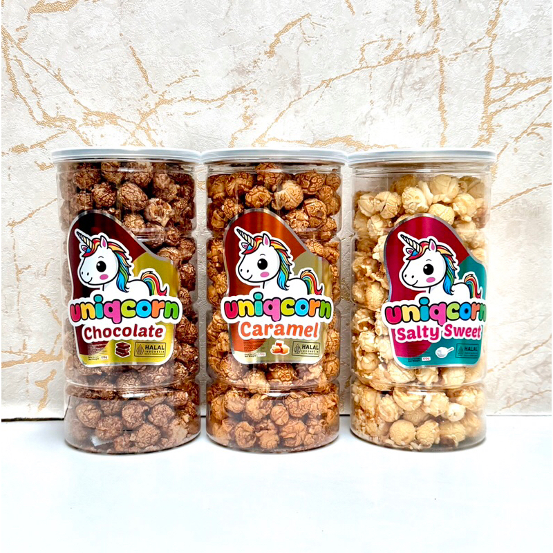 Jual Naraya Uniqcorn Popcorn Berondong Jagung Caramel Chocolate Sweet ...