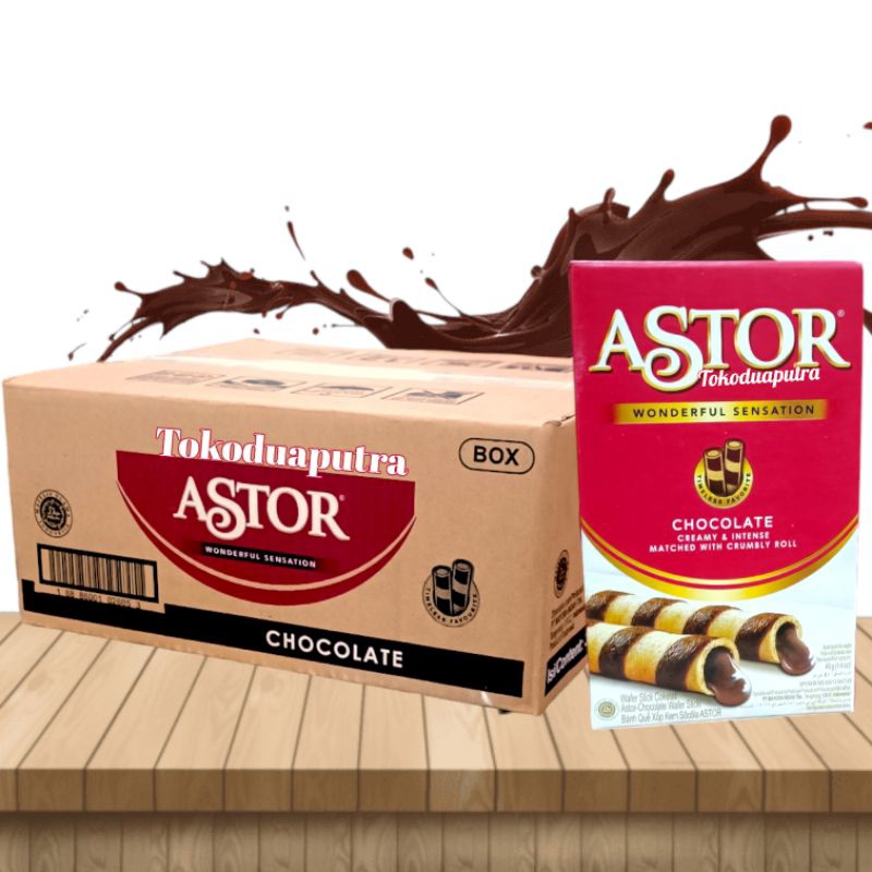 Jual Astor Coklat 40 gr X 36box / Astor double coklat Box 40 Gr / Astor ...