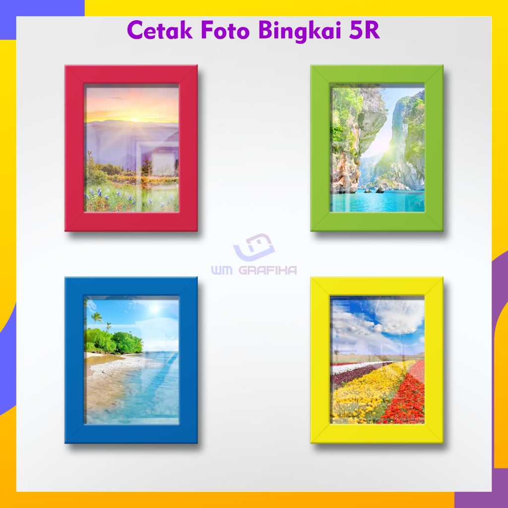 Jual Bingkai Pigura Frame 5R dan Cetak Foto 5R Custom | Shopee Indonesia