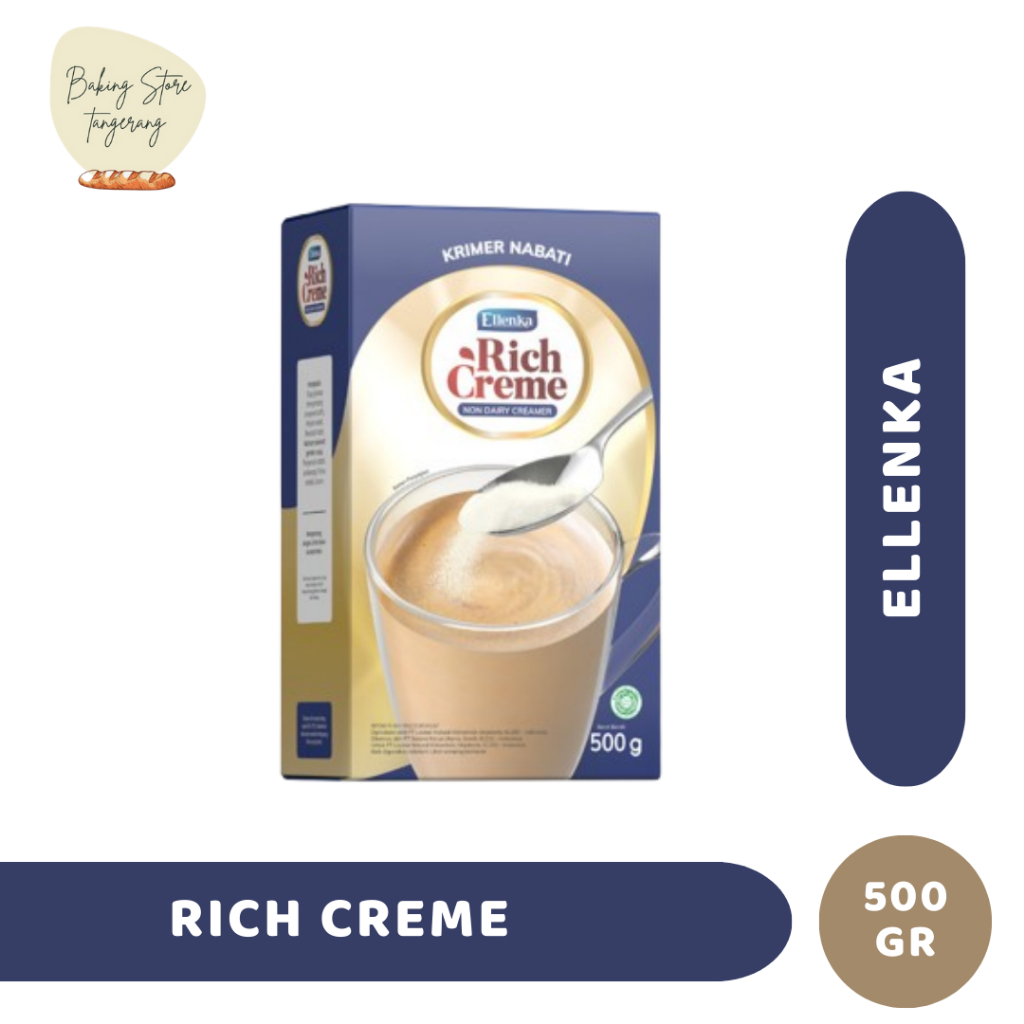 Jual Rich Creme Non Dairy Creamer 500 gr Ellenka | Richcreme | Shopee ...