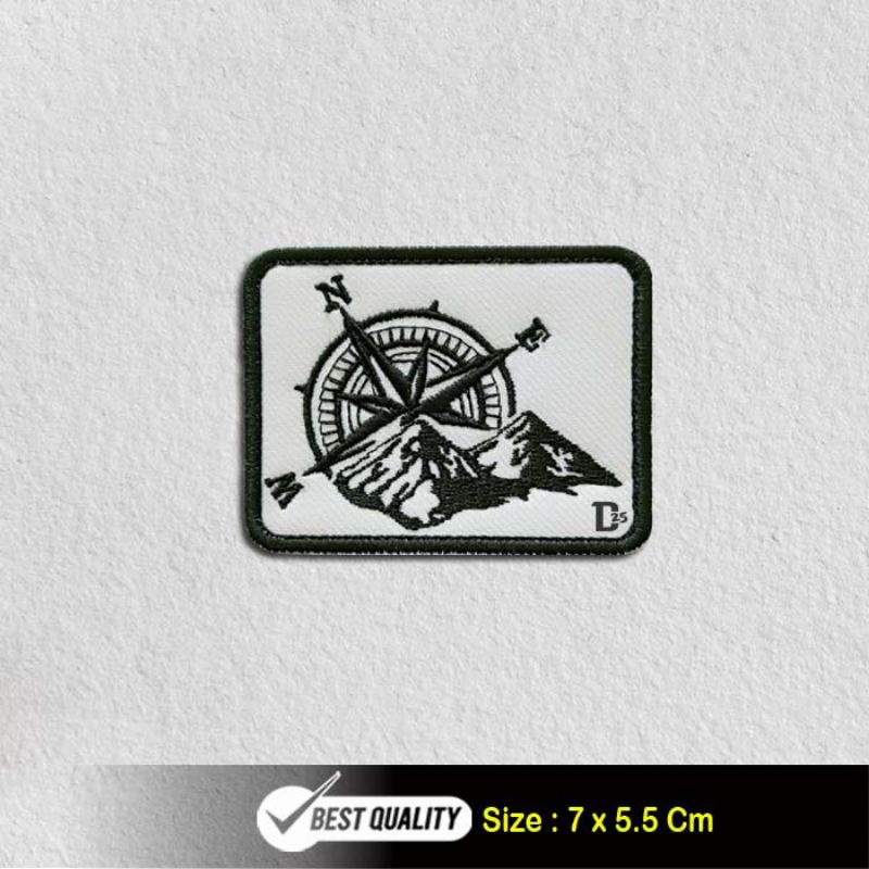 Jual Patch Bordir Kompas pendaki gunung 03 | Adventure | Shopee Indonesia
