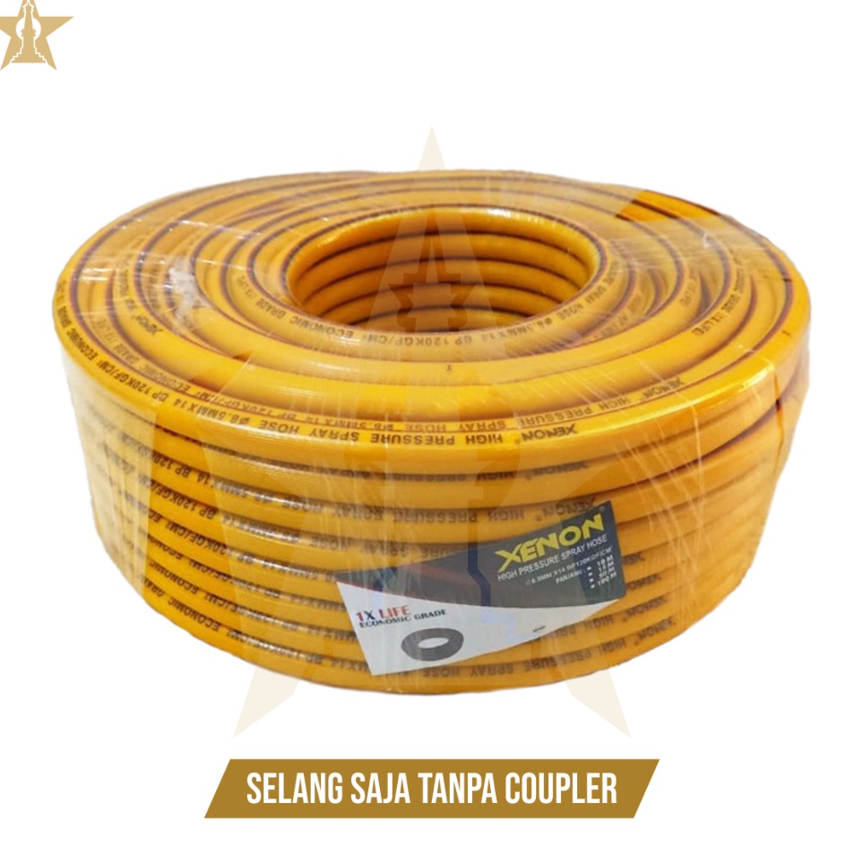 Jual Promosi XENON 5 Meter Selang Kompresor Kuning High Pressure Spray ...