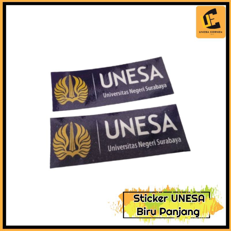 Jual Sticker Unesa Biru Panjang vinyl | Shopee Indonesia