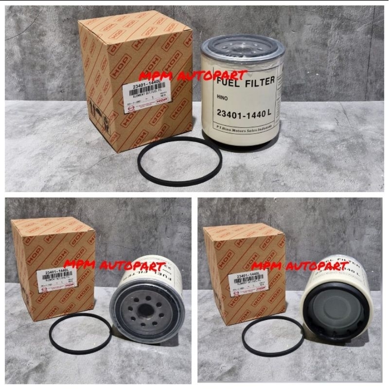 Jual fuel filter saringan solar bawah hino lohan fm260 ti fg235 23401 ...