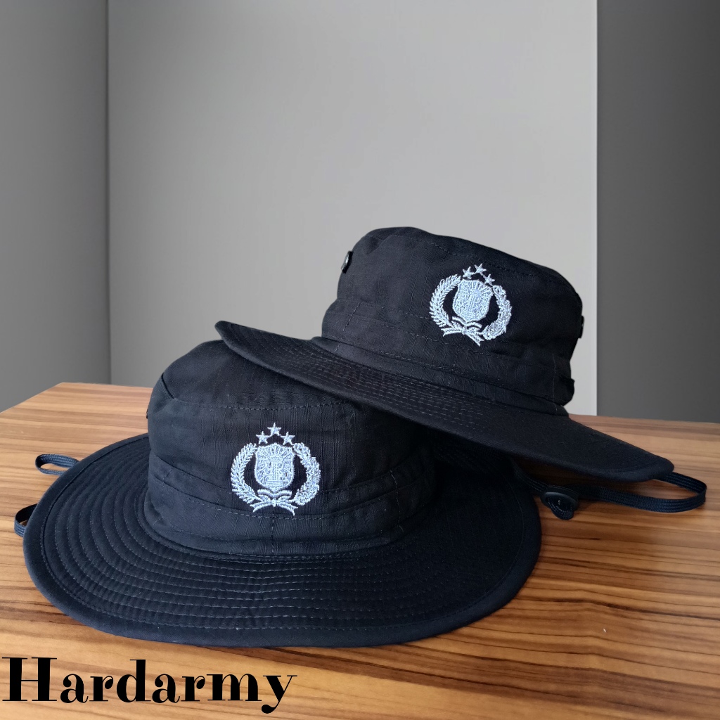Jual TERBARU // Topi Rimba logo Bintara | Topi Rimba full kawat | Topi ...