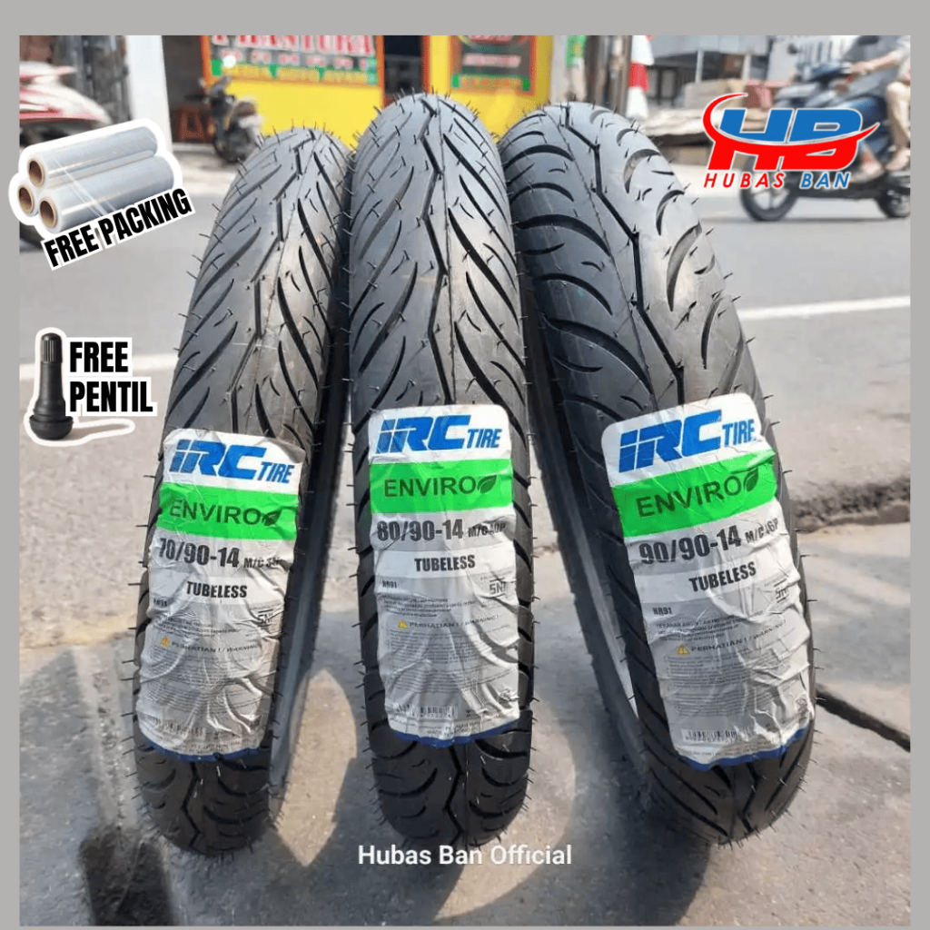 Jual Ban IRC Enviro NR91 & Ecotrax NR96 Depan Belakang 70/90 80/90 90/90 Ring 14 Tubeless NR91 ...
