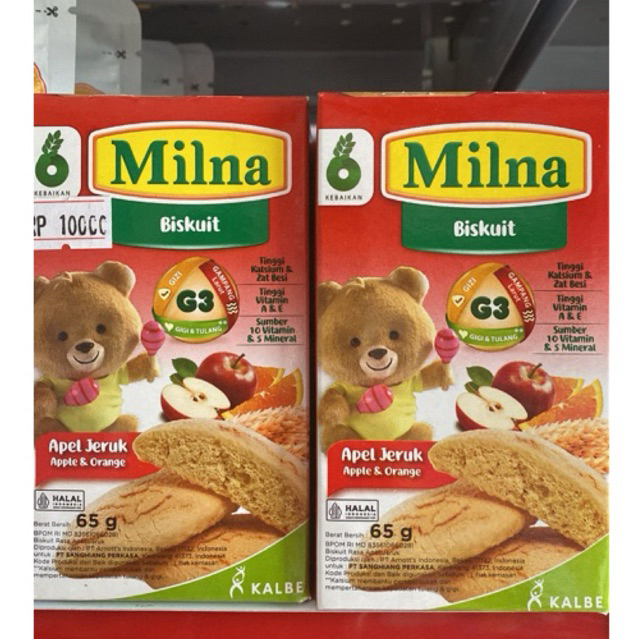 Jual Milna Biskuit bayi 65g | Shopee Indonesia