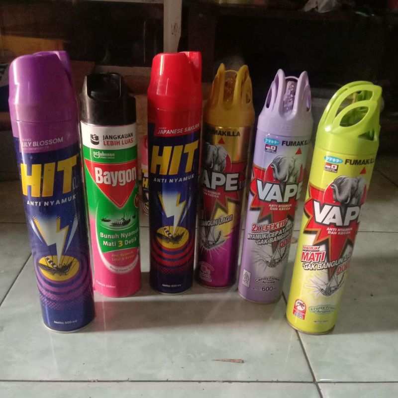 Jual kaleng bekas semprot hits,vape,baygon | Shopee Indonesia