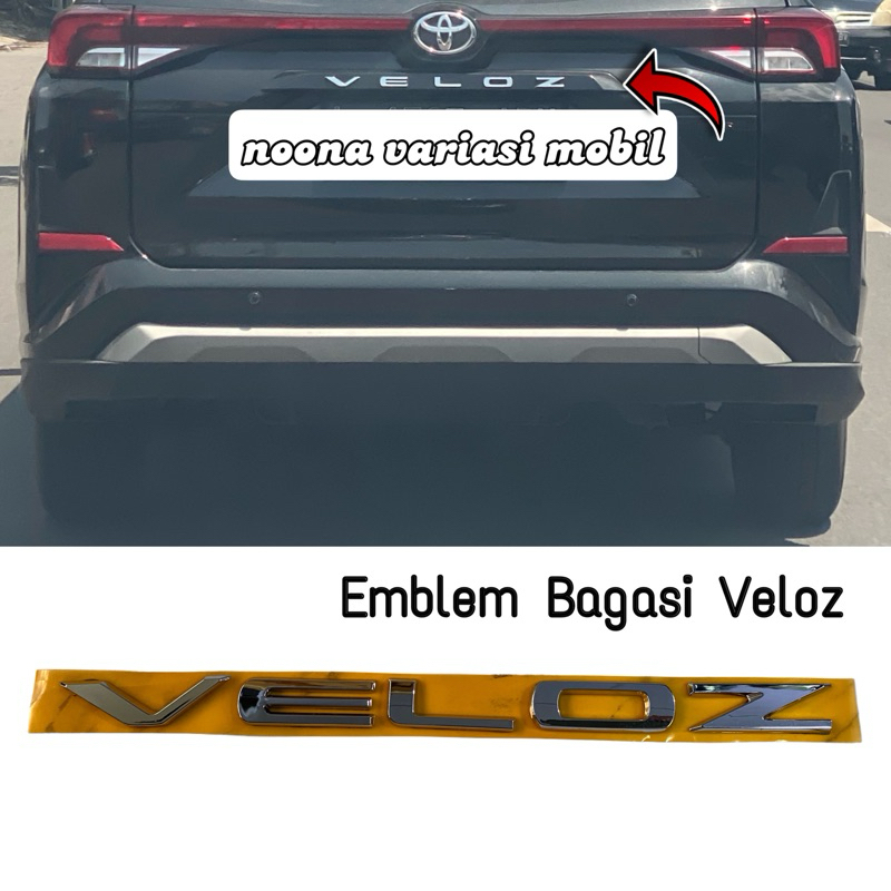 Jual Logo Emblem Bagasi Veloz 2022 keatas original | Shopee Indonesia