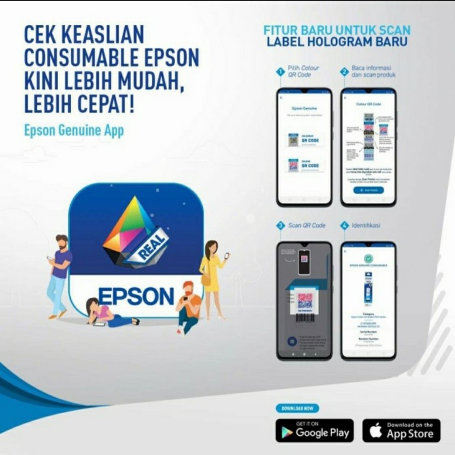 Jual Epson - TKDN BOX T 003 Magenta 65ml Tinta Epson Jamin 100% Original Box 003 MERAH Untuk ...