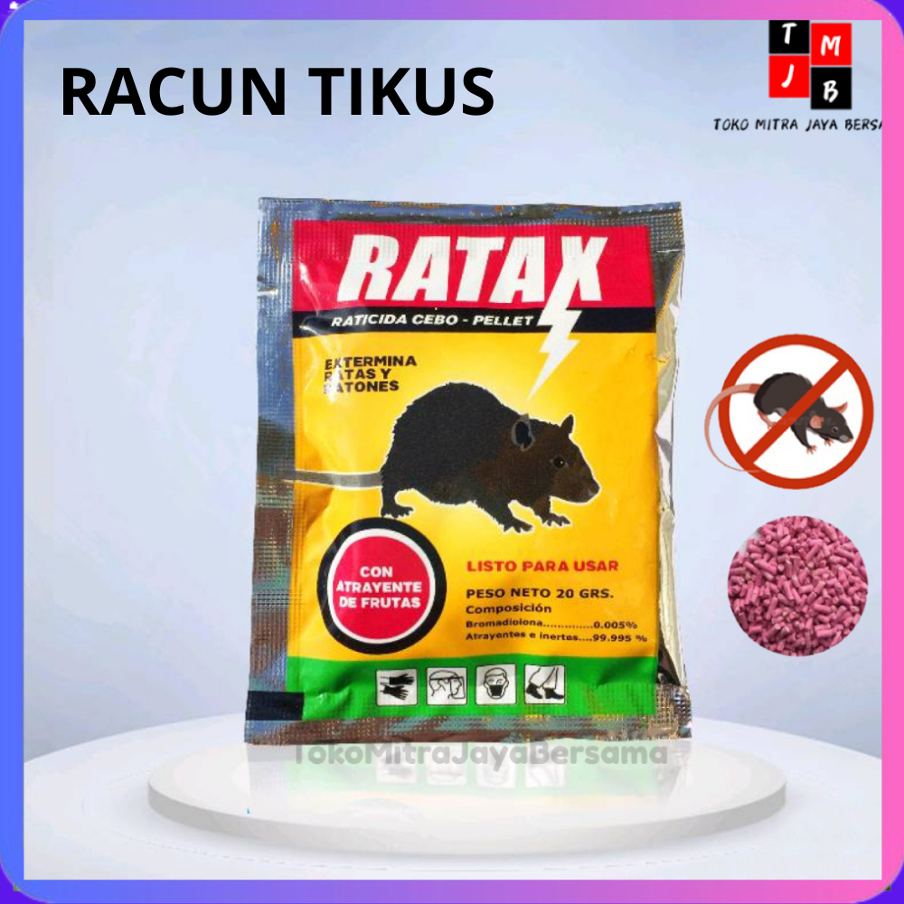 Jual Racun Tikus Ampuh RataX Rat Mouse Mice Repellent Pelet Raticida ...