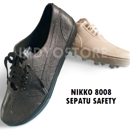Jual SEPATU SAFETY PUL BOLA UNISEX NIKKO 8008 / SEPATU TUKANG , KULI ...