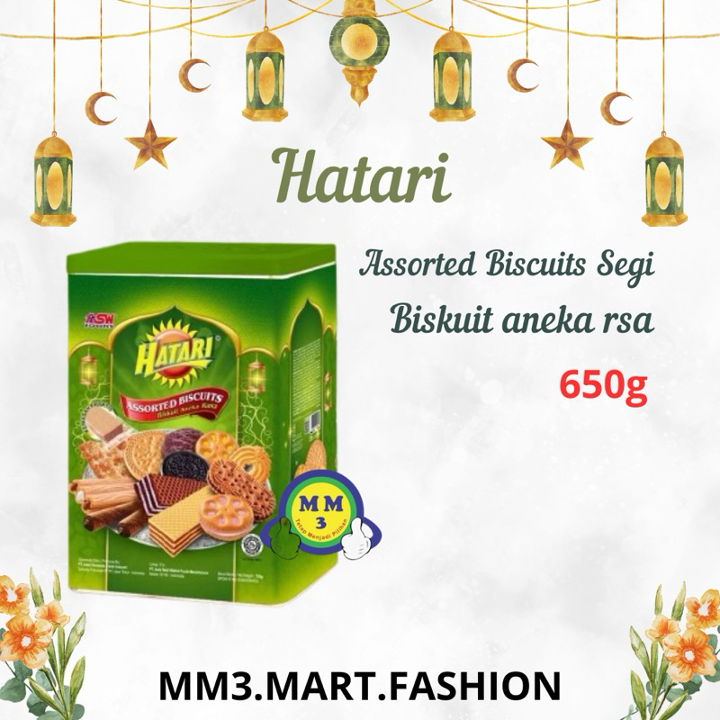 Jual HATARI ASSORTED BISCUITS SEGI 650g | Shopee Indonesia