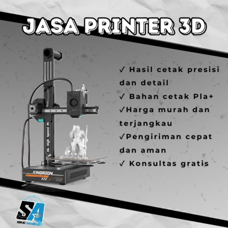 Jual Jasa Cetak 3D Murah Bahan Pla+ | Shopee Indonesia