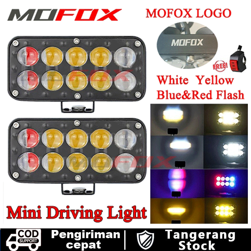 Jual 【Hadiah Gratis】MOFOX V68 Laser Gun Mini Lampu Pengemudi LED 60W ...