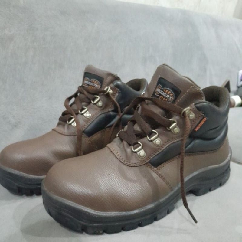 Jual Safety Shoes Krushers Steel Toe (Size 42) | Shopee Indonesia