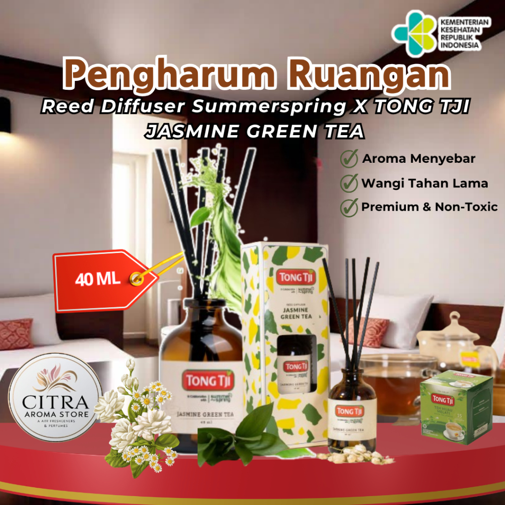 Jual Summerspring Pengharum Ruangan & Toilet - Reed DiffuserX Tong Tji ...