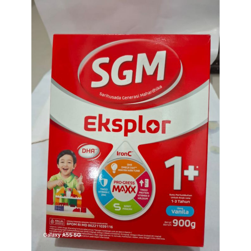 Jual SGM EKSPLOR 1 PLUS RASA VANILLA 900GR | Shopee Indonesia