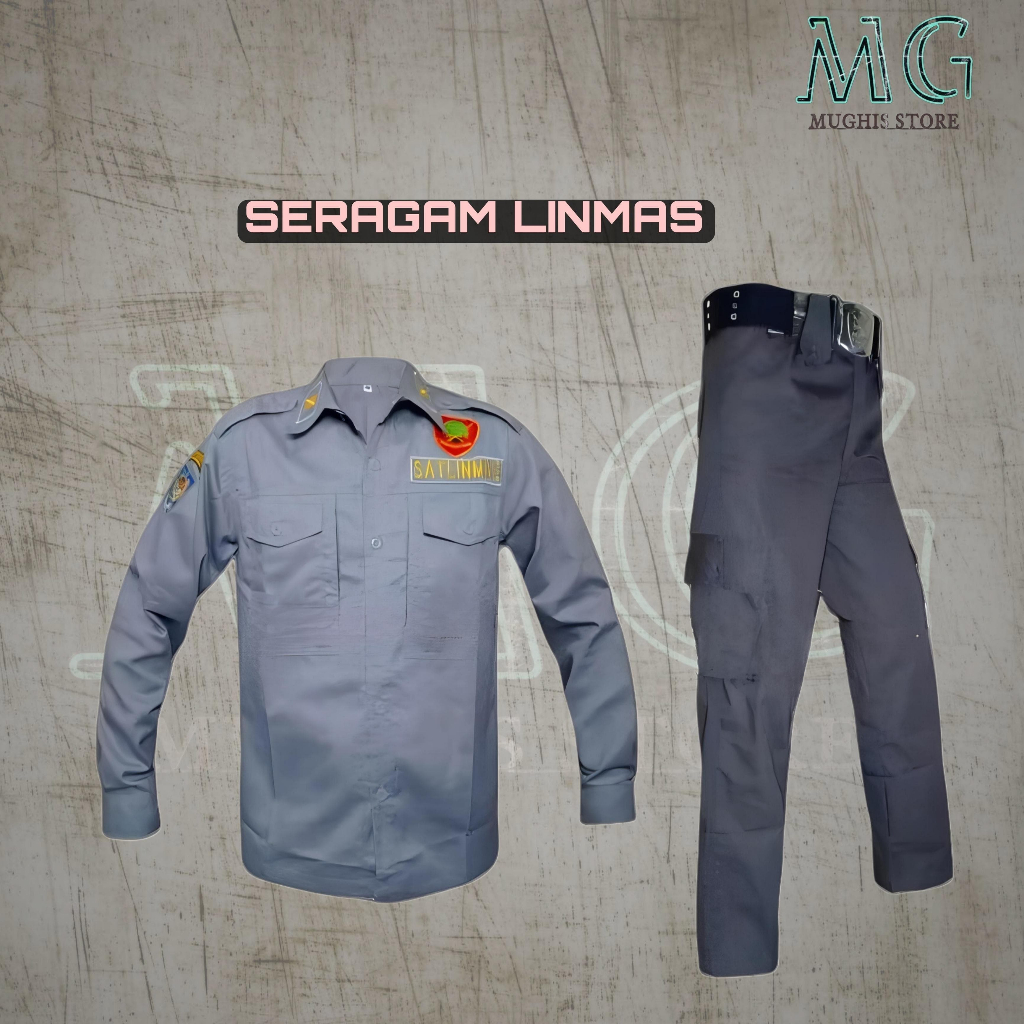 Jual SERAGAM LINMAS LENGKAP MODEL TACTICAL dengan saku resleting ...