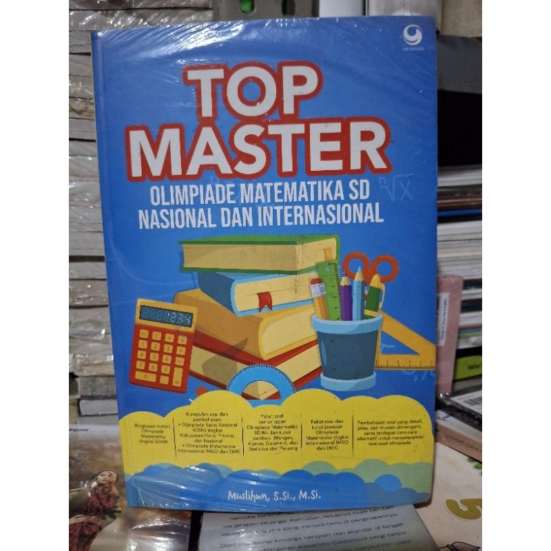 Jual buku top master olimpiade matematika SD nasional dan internasional ...