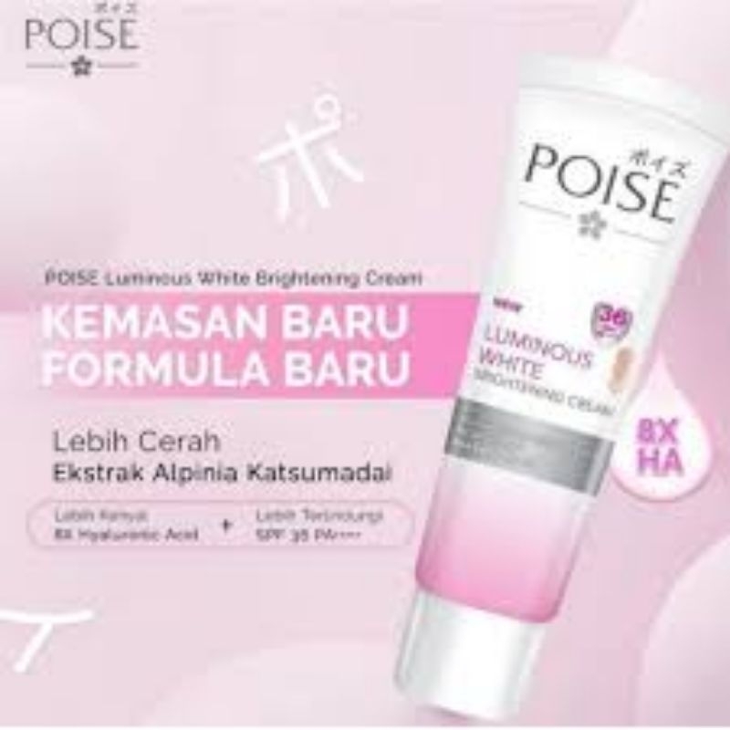 Jual POISE Luminous White Brightening Cream 20g | Shopee Indonesia
