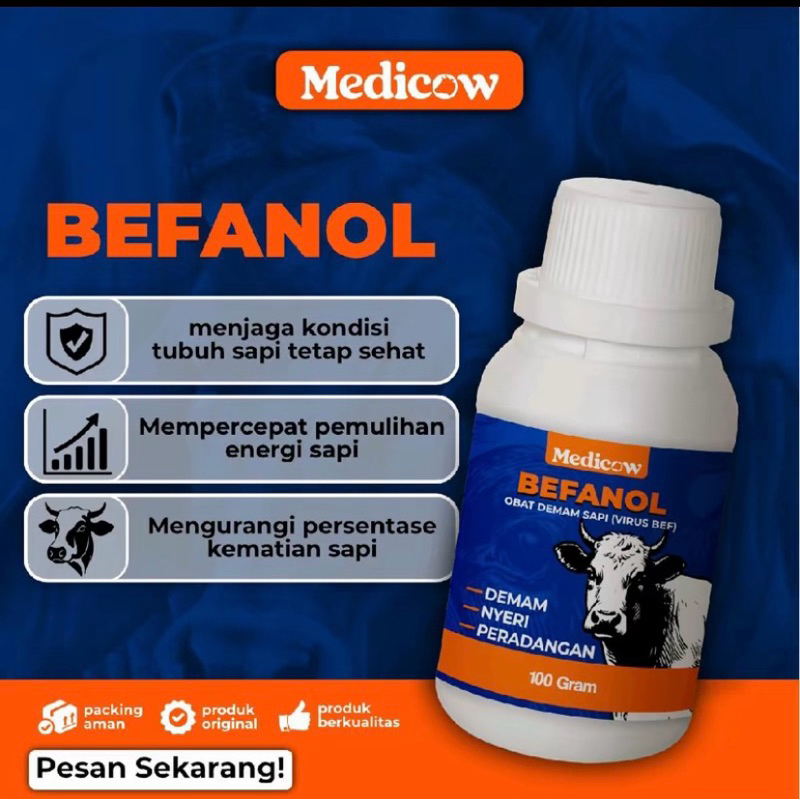 Jual Obat Demam Sapi (Virus Bef) Medicow Befanol | Shopee Indonesia