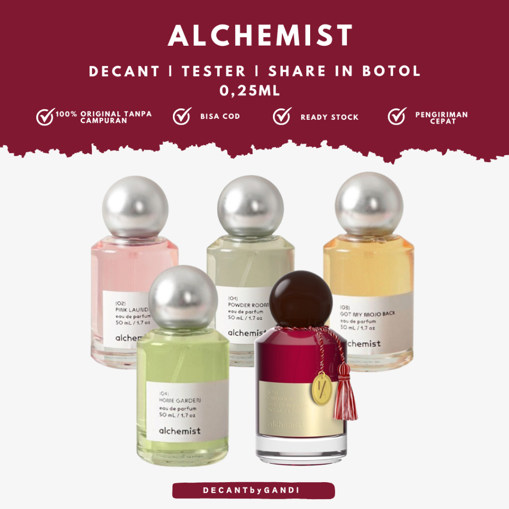 Jual (SHARE/DECANT) Alchemist PARFUM Decant 0,25ML Alchemy by GANDI ...