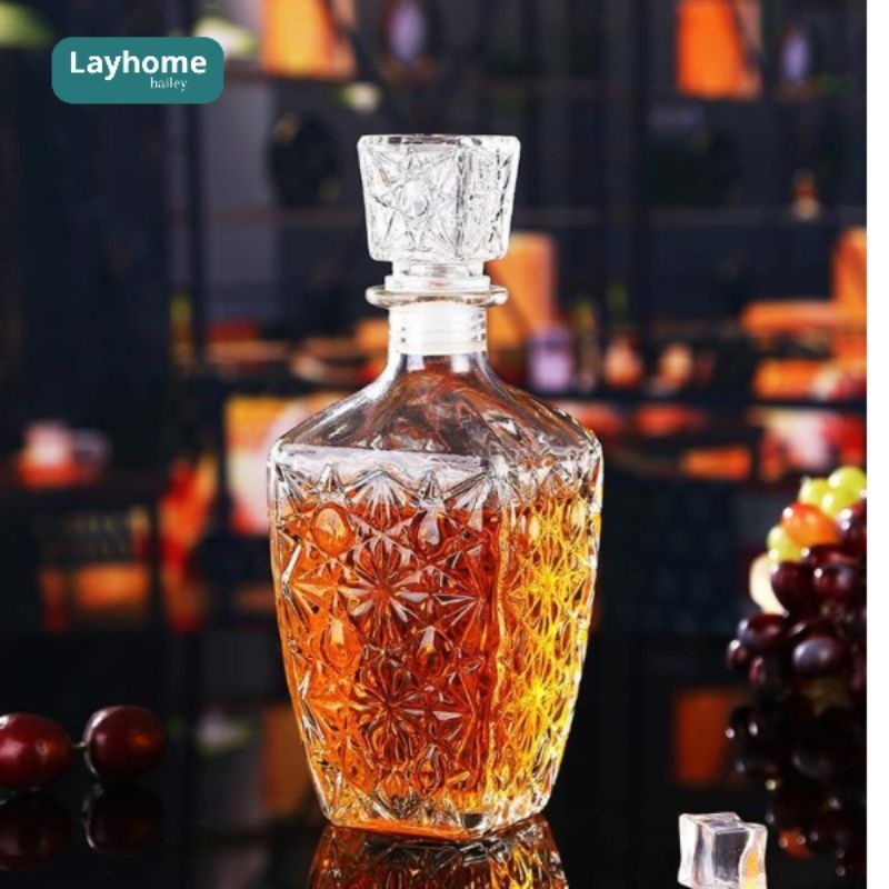 Jual Botol Wine Whisky Decanter Glass Bottle Liquor Scotch Luxury ...
