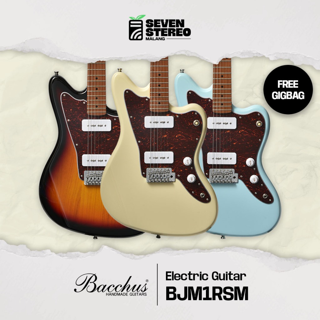 Jual Bacchus BJM-1RSM BJM 1RSM Jazzmaster – Roasted Maple Neck, P90 ...