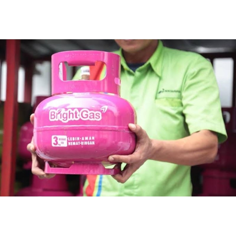 Jual Bright Gas 3kg Dengan Isi (chat Sebelum memesan) | Shopee Indonesia