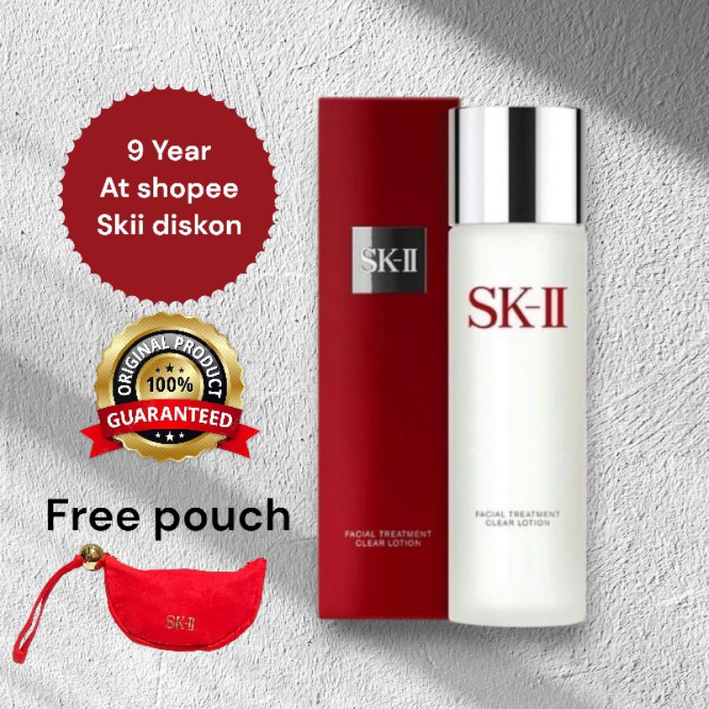 Jual SK.II FACIAL.TREATMENT.CLEAR.LOTION 230 ML free pouch | Shopee Indonesia