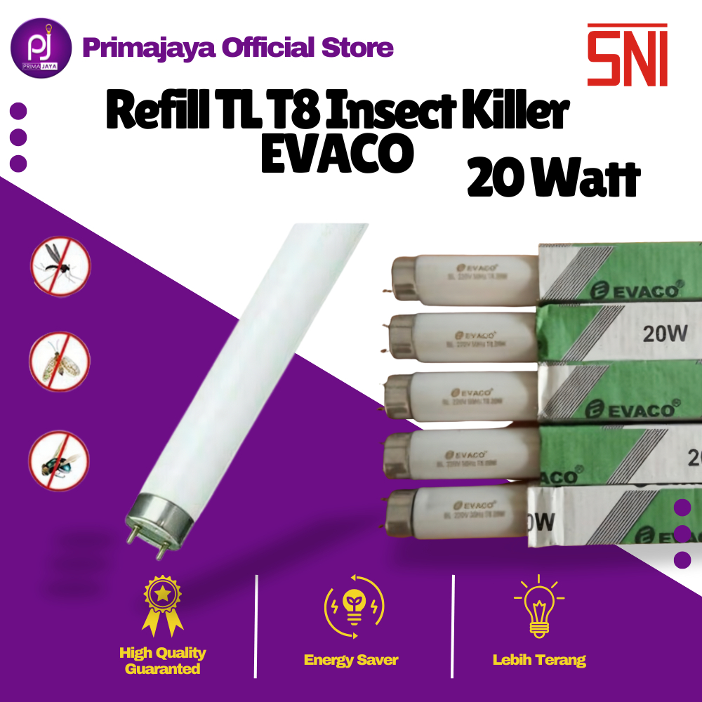 Jual Refill Lampu TL T8 UV Ultraviolet BL Insect Killer Perangkap ...