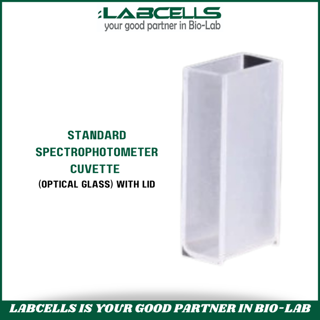 Jual Standard Spectrophotometer Cuvette (Optical Glass) with Lid G11020 ...