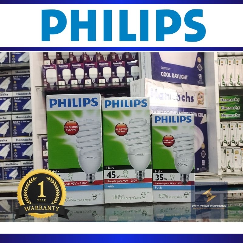 Jual Lampu Philips Helix Spiral 35W/45W/55W | Shopee Indonesia