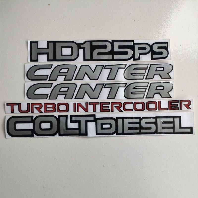 Jual Stiker Cutting Colt Diesel Canter HD125PS, 110 PS, 125 PS & 136 PS ...