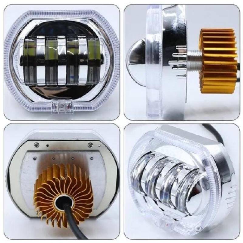 Jual Lampu Utama LED Daymaker BiLED ProjieProjector 8D V12 DM4 MoBil ...
