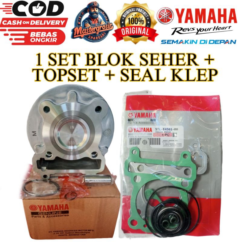 Jual BLOCK SEHER ASSY MOTOR MIO LAMA, MIO SPORTY, MIO SOUL KARBU, MIO FINO KARBU, KOMPLIT BLOCK ...
