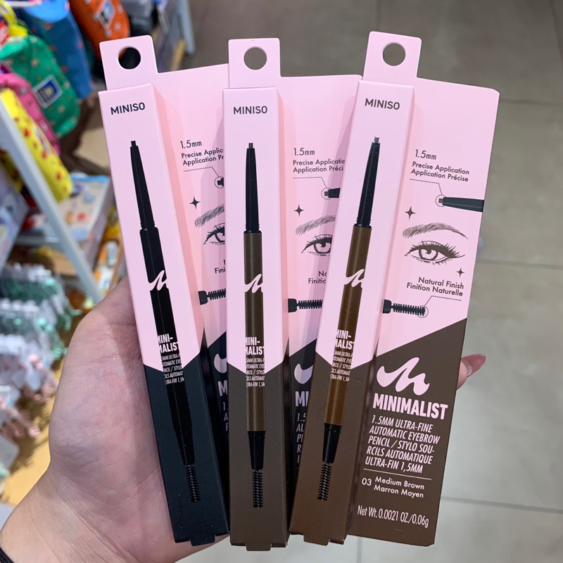 Jual Miniso Minimalist 1.5mm Ultra-Fine Automatic Eyebrow Pencil ...