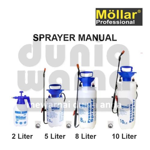 Jual MOLLAR Sprayer Manual Opsi 2/5/8/10 Liter/Ltr/Lt/L Pressure ...