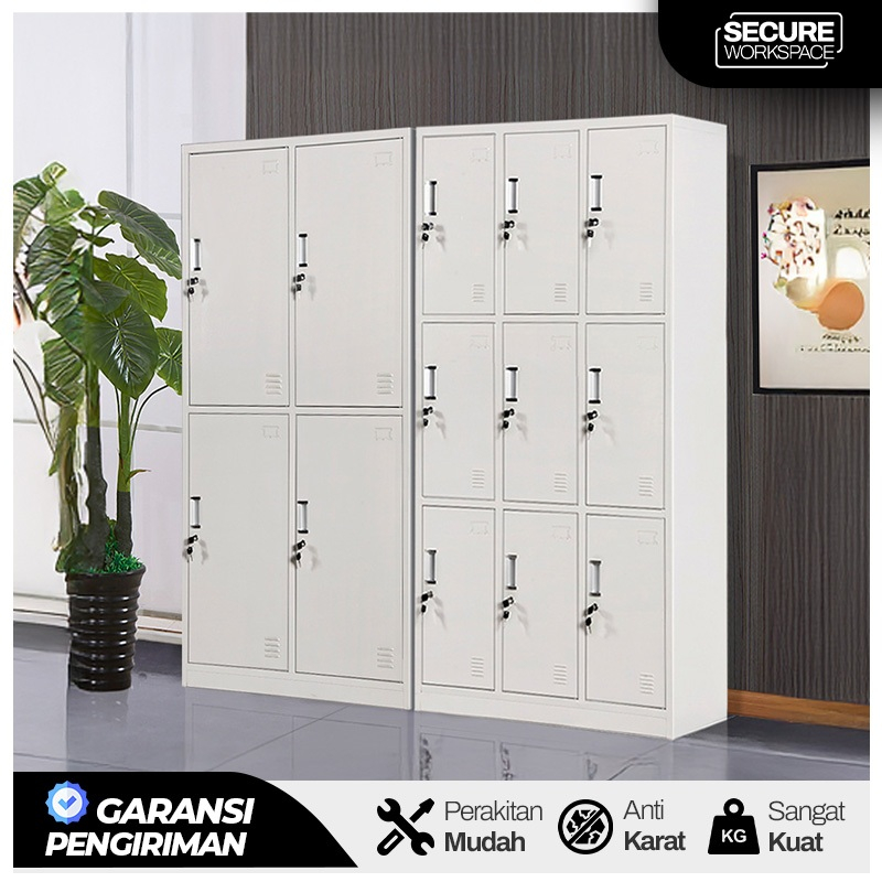 Jual Loker Besi Lemari Loker Karyawan Lemari Loker Besi Locker Besi Loker Besi 1-12 Pintu Steel ...
