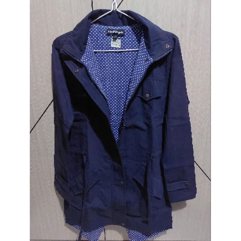 Jual adorable project navy parka jacket | Shopee Indonesia