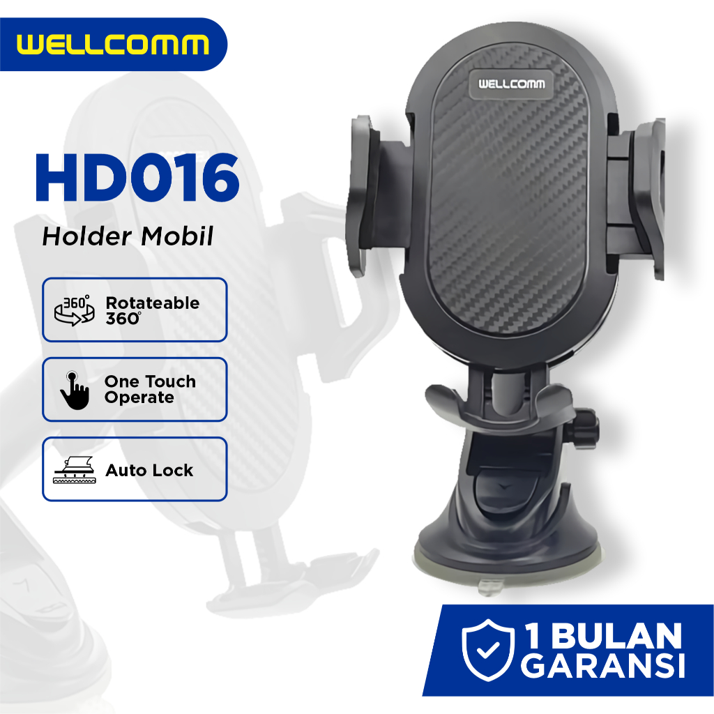 Jual Wellcomm Holder Mobil Plug & Play Adjustable Mechanism HD016 ...