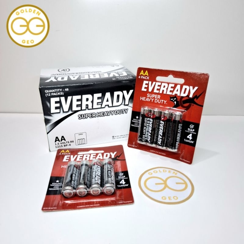 Jual Baterai EVEREADY AA / AAA Super Heavy Duty Jamin Original (JK ...