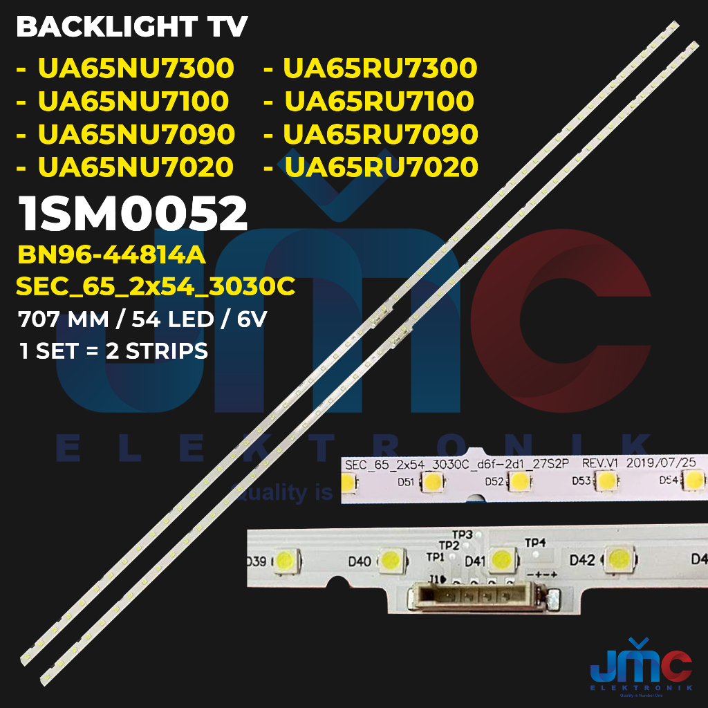 Jual Backlight TV SAMSUNG 65 Inch UA65NU7100 UA65NU7090 UA65NU7300 ...