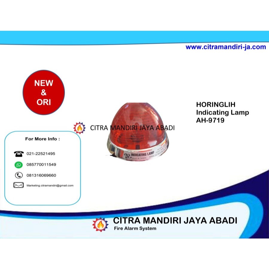 Jual Fire Indicating Lamp Horing Lih AH-9719 LED Lampu LED Horinglih ...