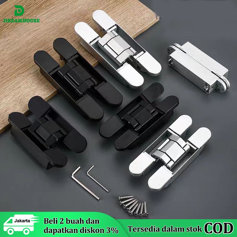 Jual Door Hinge Invisible Hidden/ Engsel pintu Tanam / Invisible Hidden ...