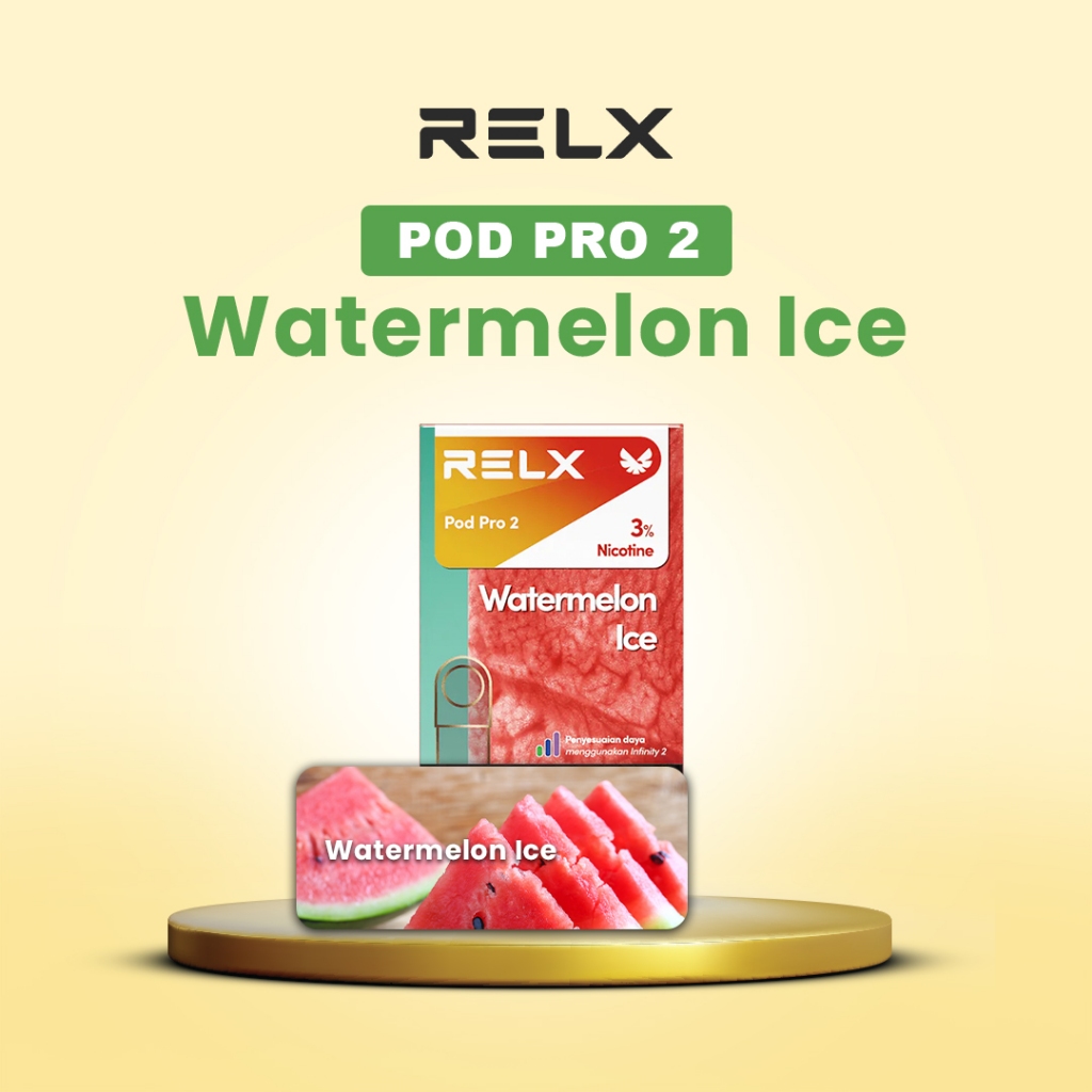 Jual Relx Infinity Essential Pods Pro 1 Pack Watermelon Ice | Shopee ...
