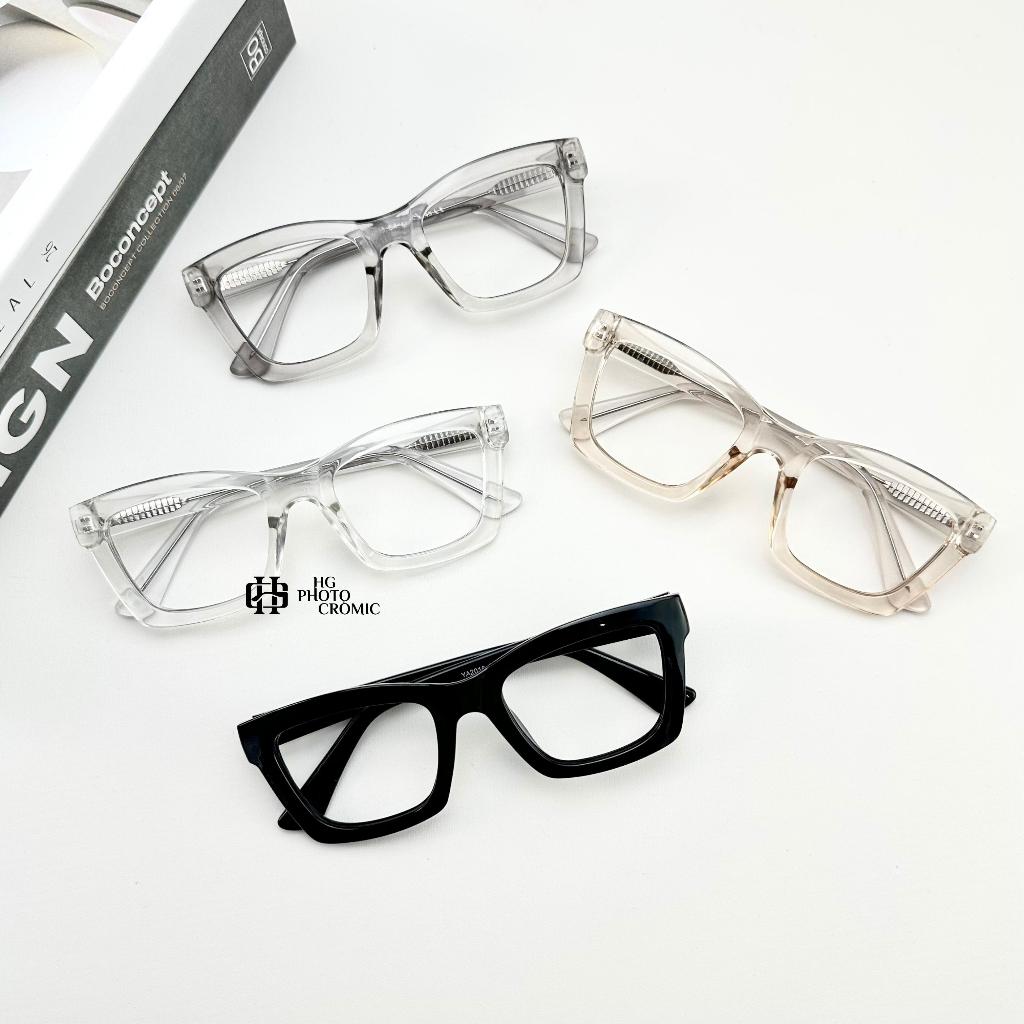 Jual Kacamata Skena Frame Tebal Kotak Bisa Custom Minus Cylinder HG2016 ...
