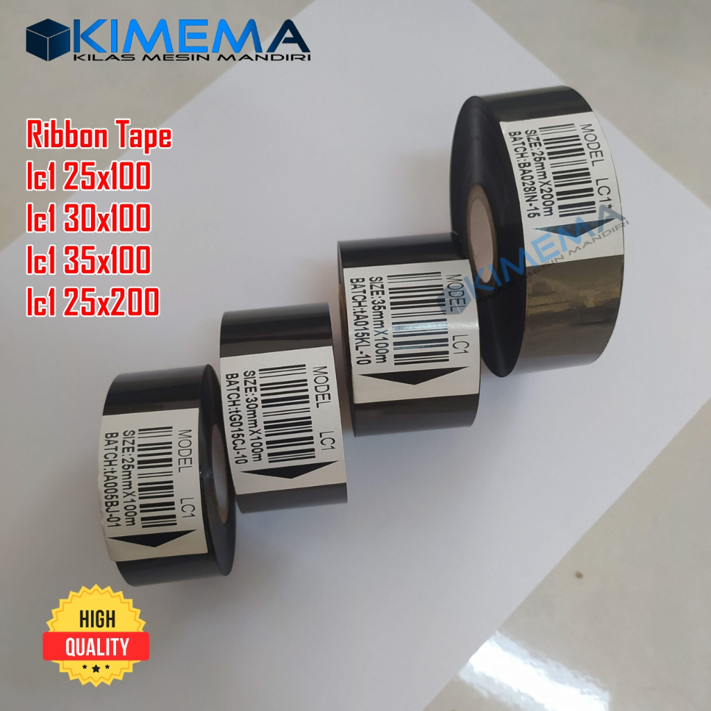 Jual Hot Stamping Foil Ribbon Model LC1 Pita Carbon Mesin Hot Printing ...