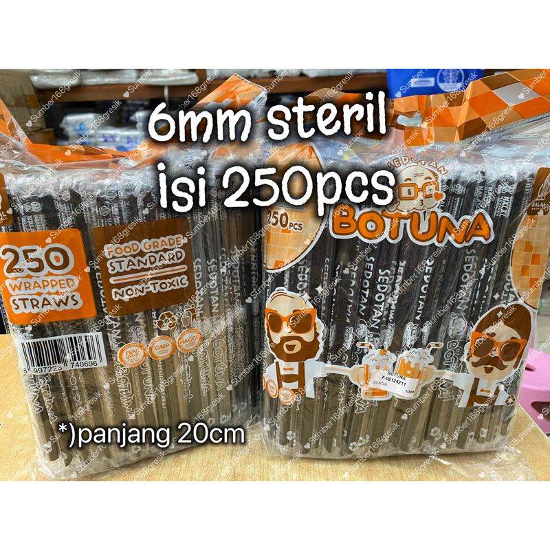 Jual SEDOTAN LANCIP STERIL BUNGKUS PLASTIK 6mm HITAM PANJANG 20cm ...